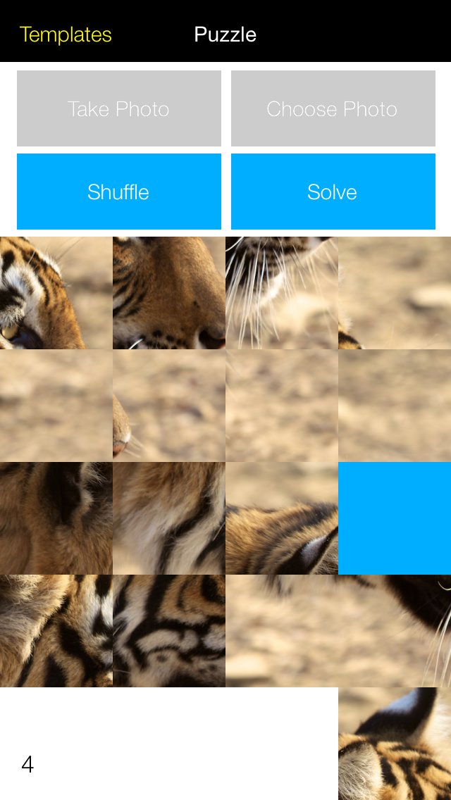 GitHub - shivsak/tile-puzzle: 4x4 Sliding Time Game for any photo on ...